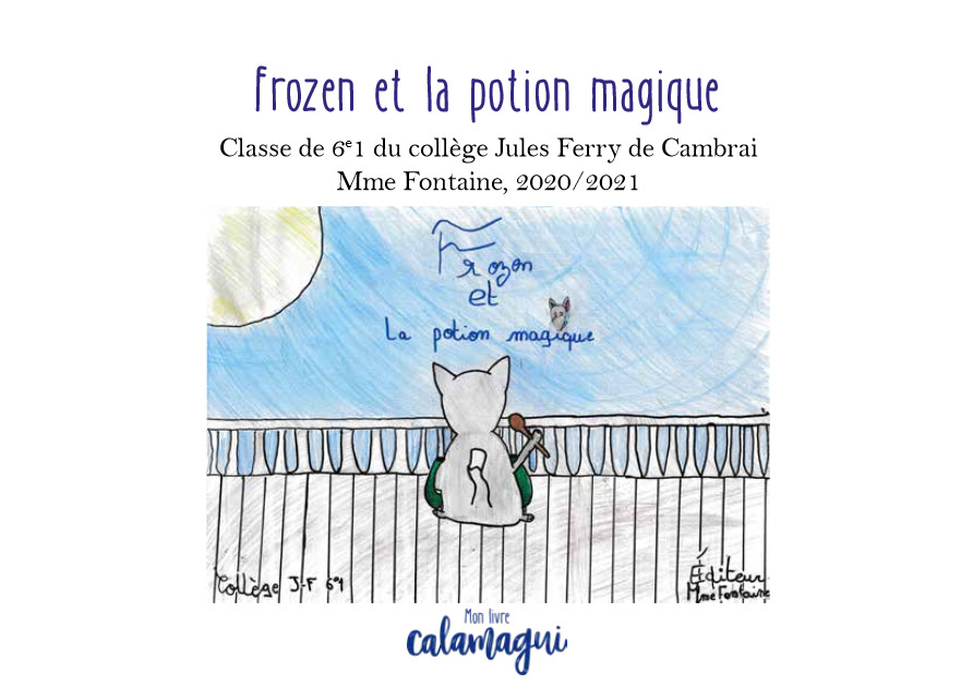 Frozen et la potion magique – Mme Fontaine – Mon livre Calamagui